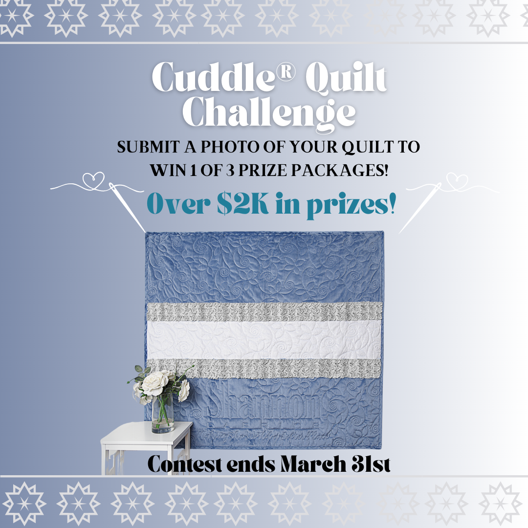 National Quilting Month 2024: Cuddle® Quilt Challenge